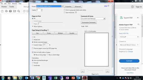 solved printing pop up too big for screen adobe support community