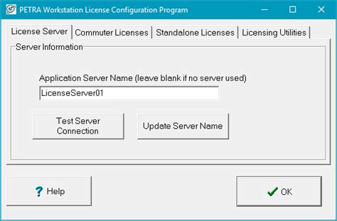 user work flow—connecting to the license server