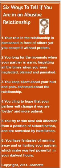Checklist To Tell If You Are In An Abusive Relationship La Westside