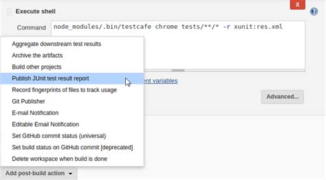 integrate testcafe with jenkins continuous integration guides