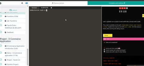 exit code 25 lab shell scripting kodekloud devops learning community
