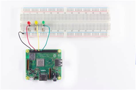 Controlling Leds With Raspberry Pi Gpio Okdo