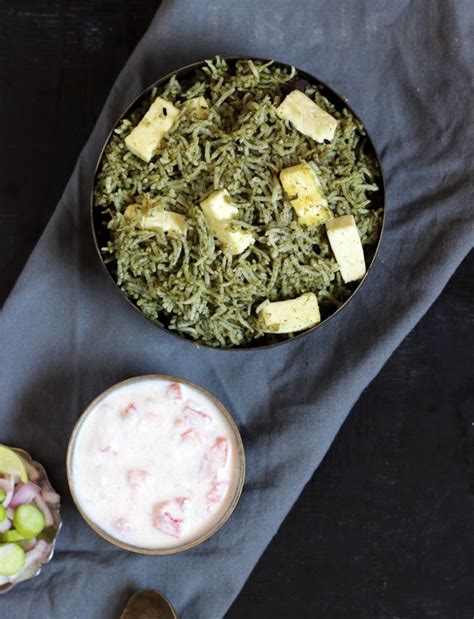 Best Palak Rice Recipe Palak Pulao Recipe Cook Click N Devour