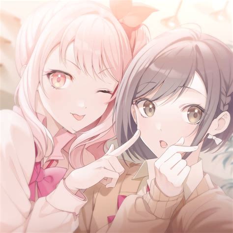 Shinonome Ena And Akiyama Mizuki Project Sekai Drawn By Minori Faddy