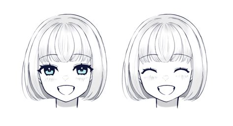 【イラストの書き方研究】かわいい笑顔の女の子を描いてみよう！笑顔の段階別「目・口」の描き方のコツとは【初心者向け】 Medibang