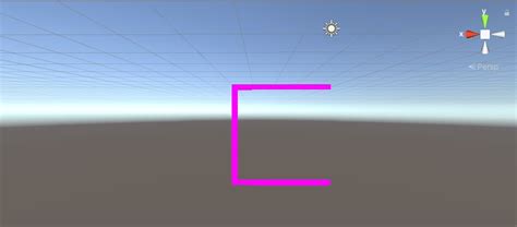 c how can i draw display a text on each corner of two connected line