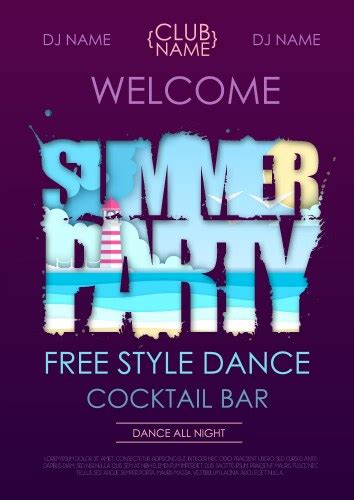 Disco Party Style Font Royalty Free Vector Image