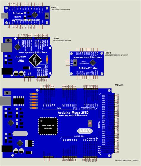 arduino pcb proteus library circuit boards