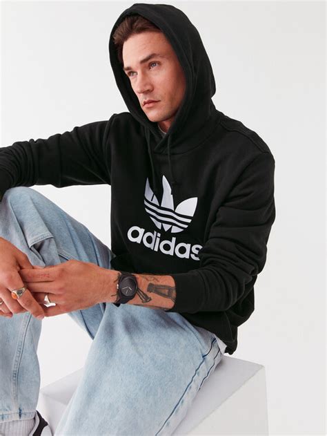 Adidas Bluză Adicolor Classics Trefoil Ia4883 Negru Regular Fit Modivo Ro