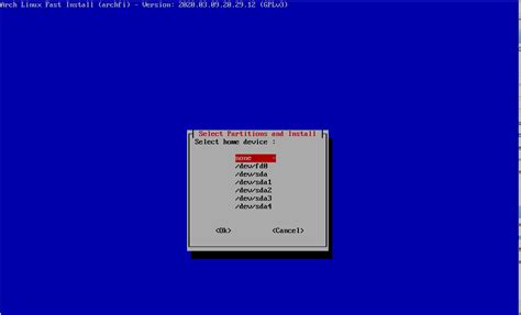 arch linux easy and fast installation with archfi computingforgeeks