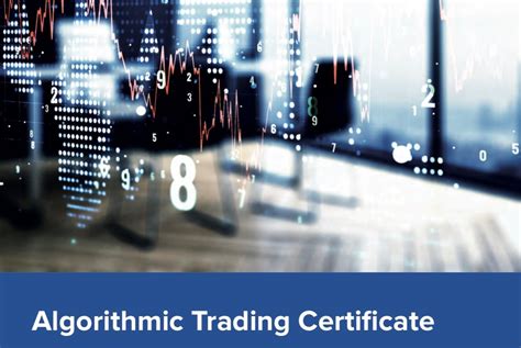 Image result for Algorithmic Trading Certificate