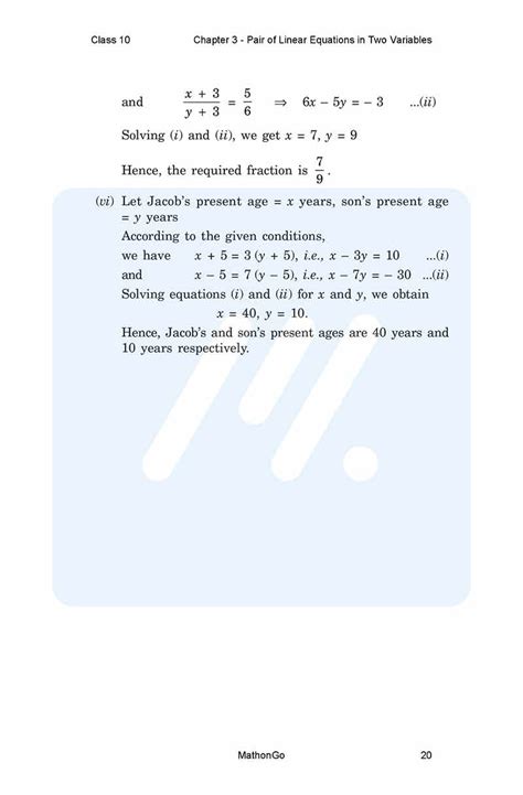 Image result for Class 10 Math Chapter 3