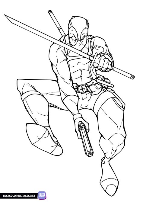 Image result for Deadpool Colossus Coloring Pages
