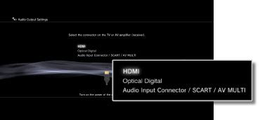 Image result for PS3 Sound Output Options