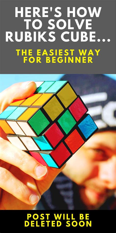 Image result for How to Solve a Rubik's Cube Using Beginner Method