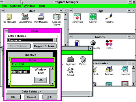 Image result for Windows 3.1 Nostalgia