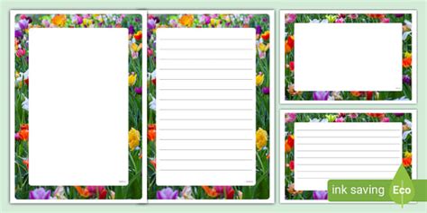 Image result for Spring Flower Border Paper