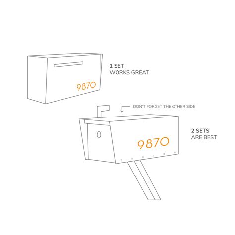 Image result for Printable Mailbox Numbers