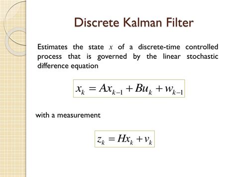 Image result for Kalman Filter Introduction.ppt