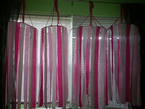 Diy paper streamer chandeliers. | Paper streamers, Diy paper, Diy