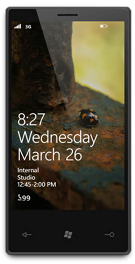 Image result for Windows Phone Lock Screen