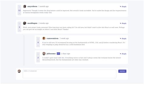 Image result for Comment Section in React
