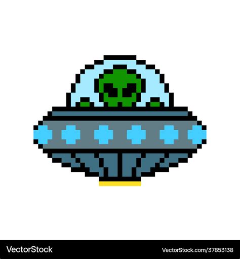 Image result for Alien Saucer Pixel Art Animation