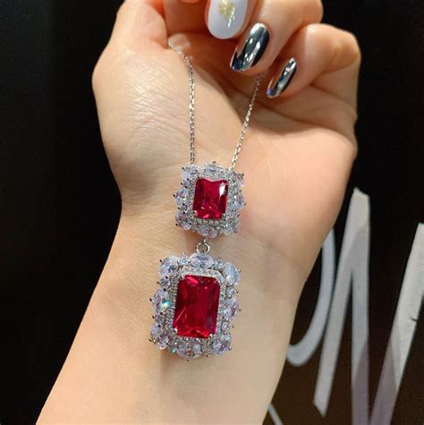 Ruby Gemstone Jewelry Set – PERFECTSTYLESTORE-IN