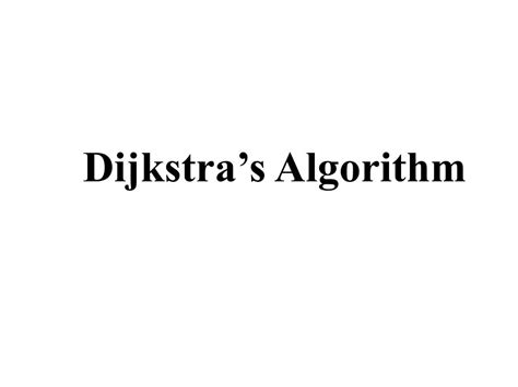 Image result for Dijkstra Algorithm Example PPT