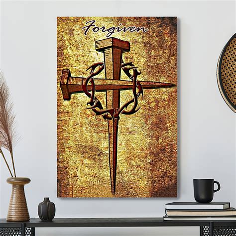 Jesus Christ Poster - Scripture Wall Decor - Bible Verse Wall Art Canv ...