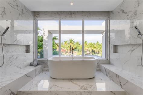 Marble Bathroom Tile Floor And Decorating | Viewfloor.co