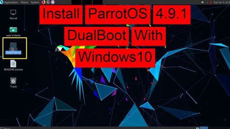 Image result for Dual Boot Parrot OS