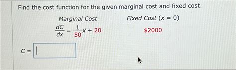 Image result for How to Find the Marginal Cost Function