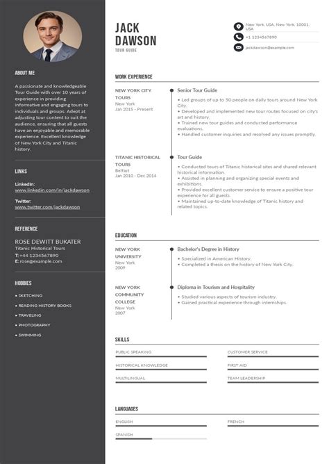 Image result for Example of Tour Guide Profile