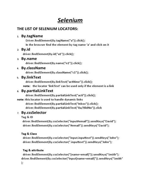 Image result for Selenium with Java Hand Written Notes