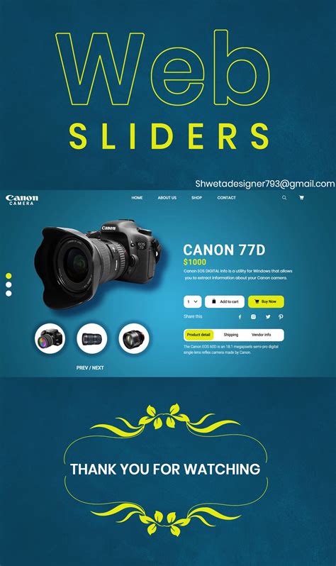 Image result for Horizontal Slider Web Design