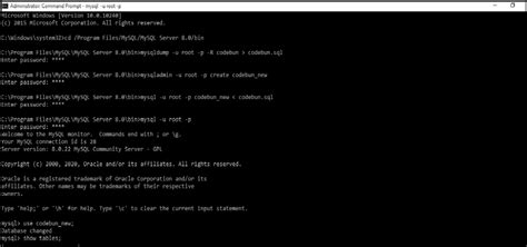 Image result for MySQL Change Databases