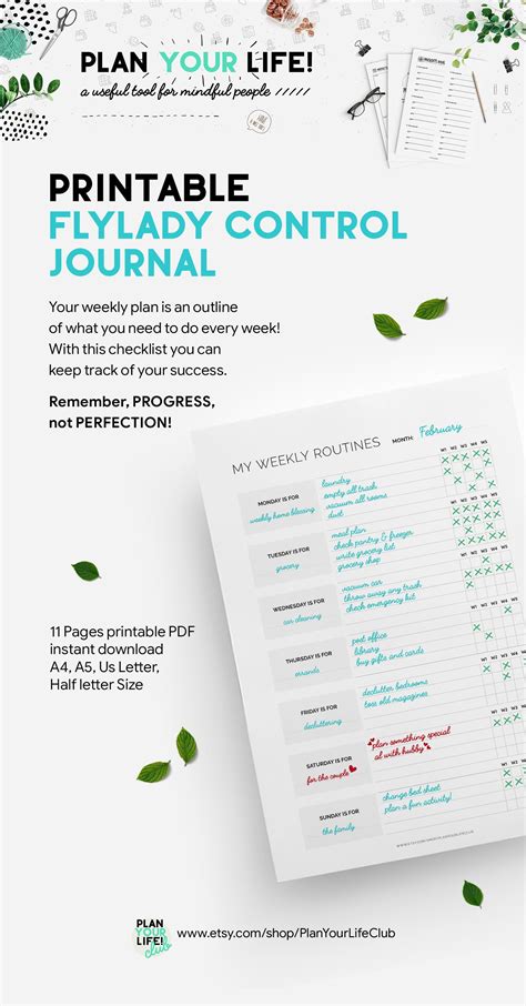 Image result for FlyLady Morning Routine Printable