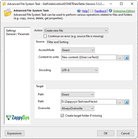 Image result for File System Task SSIS