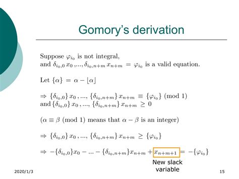 Image result for Gomory Method Examples