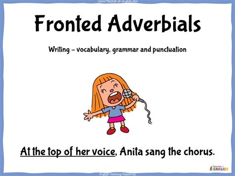 Image result for Fronted Adverbials Examples