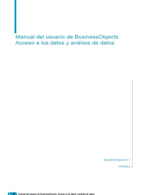 Image result for Business Objects Tutorials PDF