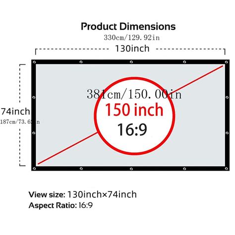 Image result for 150-Inch Projector Screen