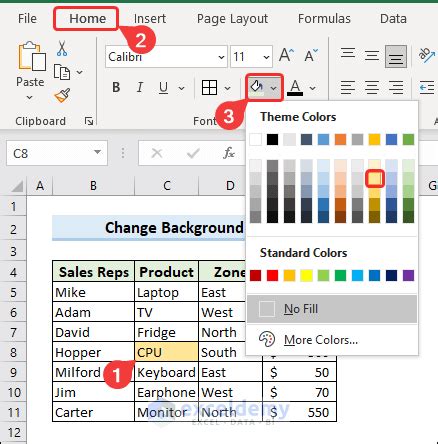 Image result for Blue Background From Excel Tutorial