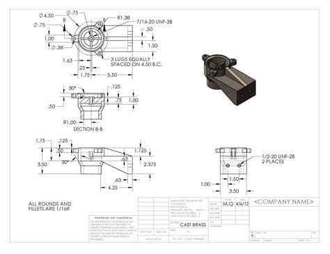Image result for SolidWorks Engineering Drawing