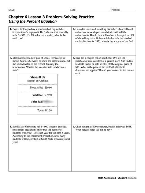 Image result for Lesson 13 Problem Set Answers Grade 6