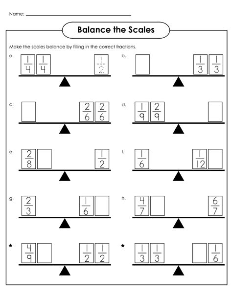 Image result for Worksheet of Balance the Scale for Class 2