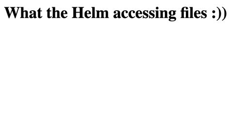 Image result for Helm Chart Basic Example