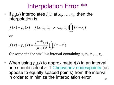 Image result for Polynomial Interpolation Error