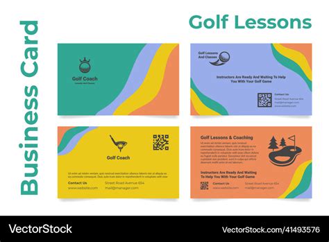Image result for Golf Lessons Card